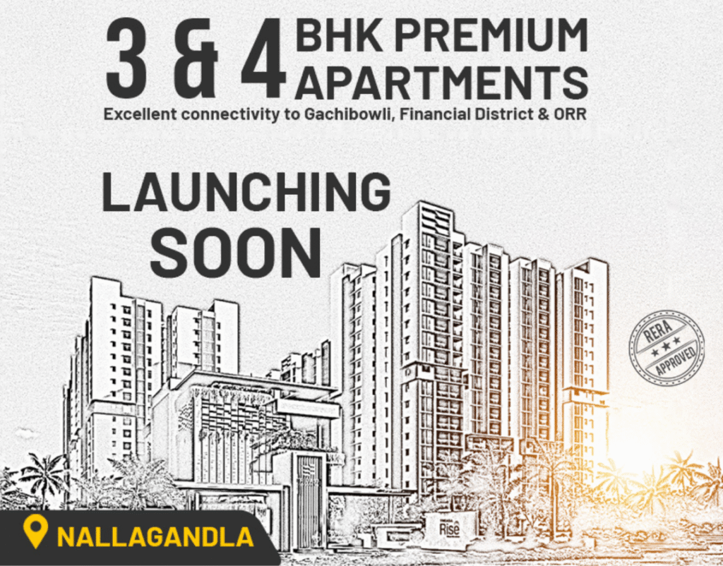 Tridasa Rise – Luxury 3 & 4 BHK Apartments in Nallagandla, Hyderabad